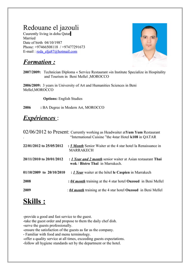 reda cv | PDF