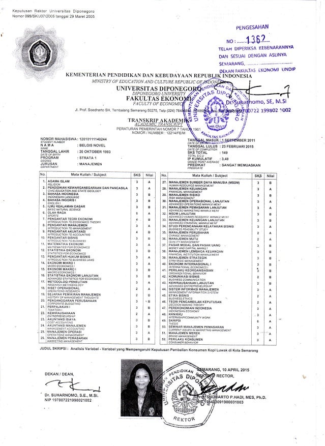 c. transkrip nilai belgis.PDF