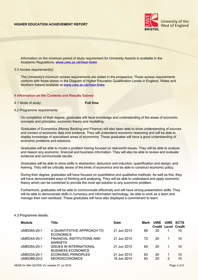 higher education achivement report | PDF
