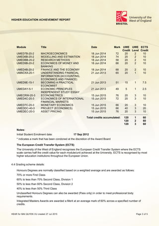 higher education achivement report | PDF