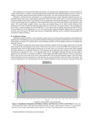 Designing and Implementing a Level II HIgh Power Rocket with Dual ...