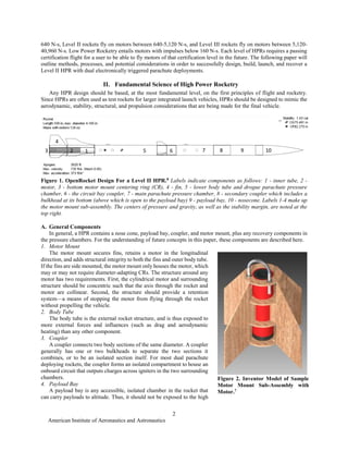 Designing and Implementing a Level II HIgh Power Rocket with Dual ...
