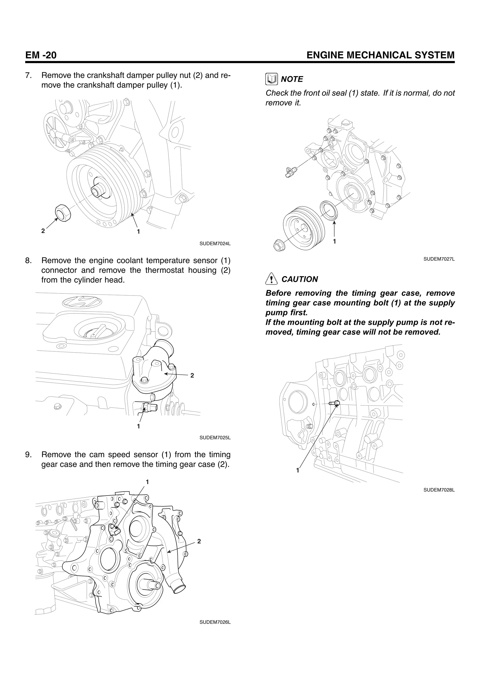 Hyundai D4DD engine manual | PDF
