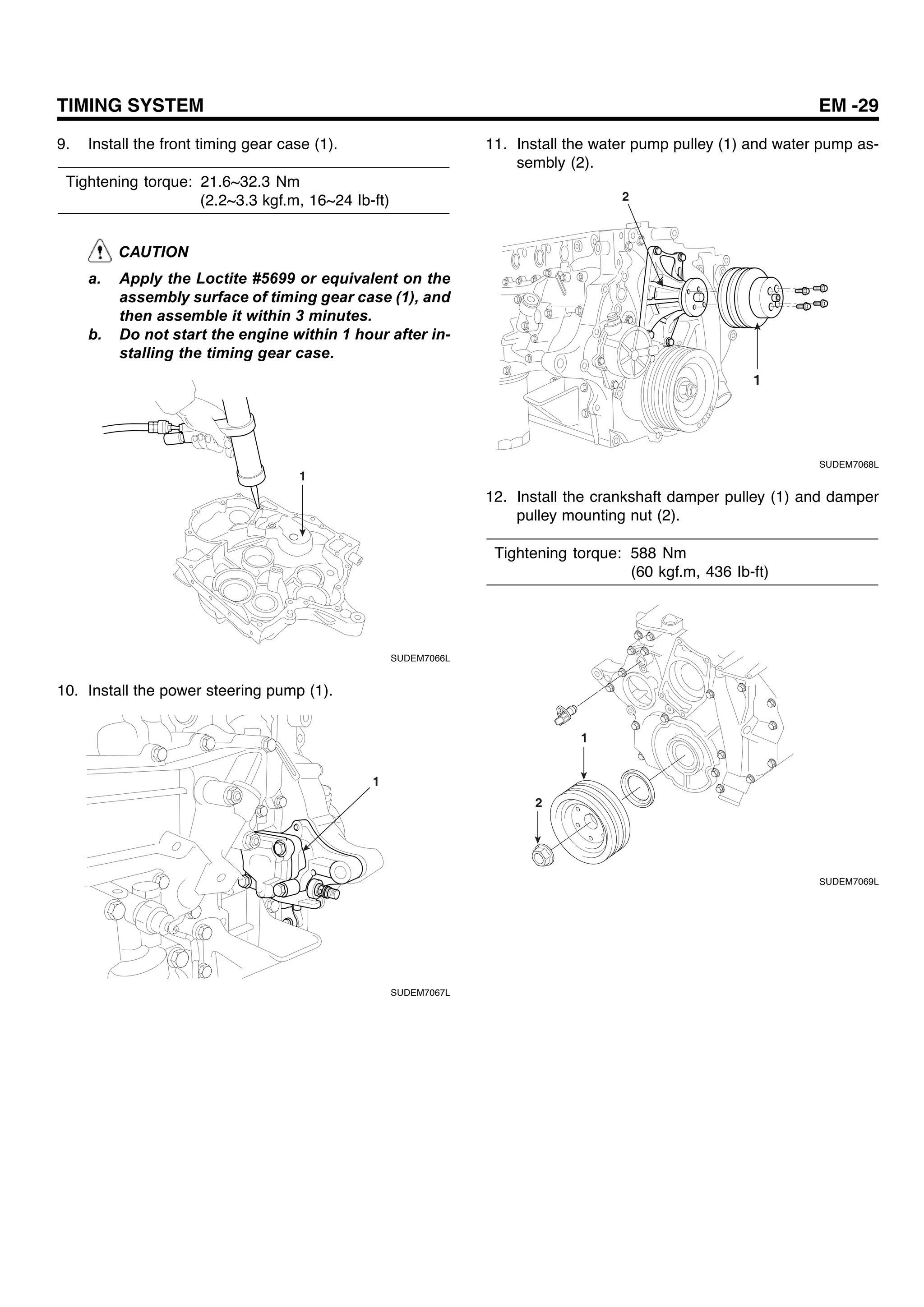 Hyundai D4DD engine manual | PDF
