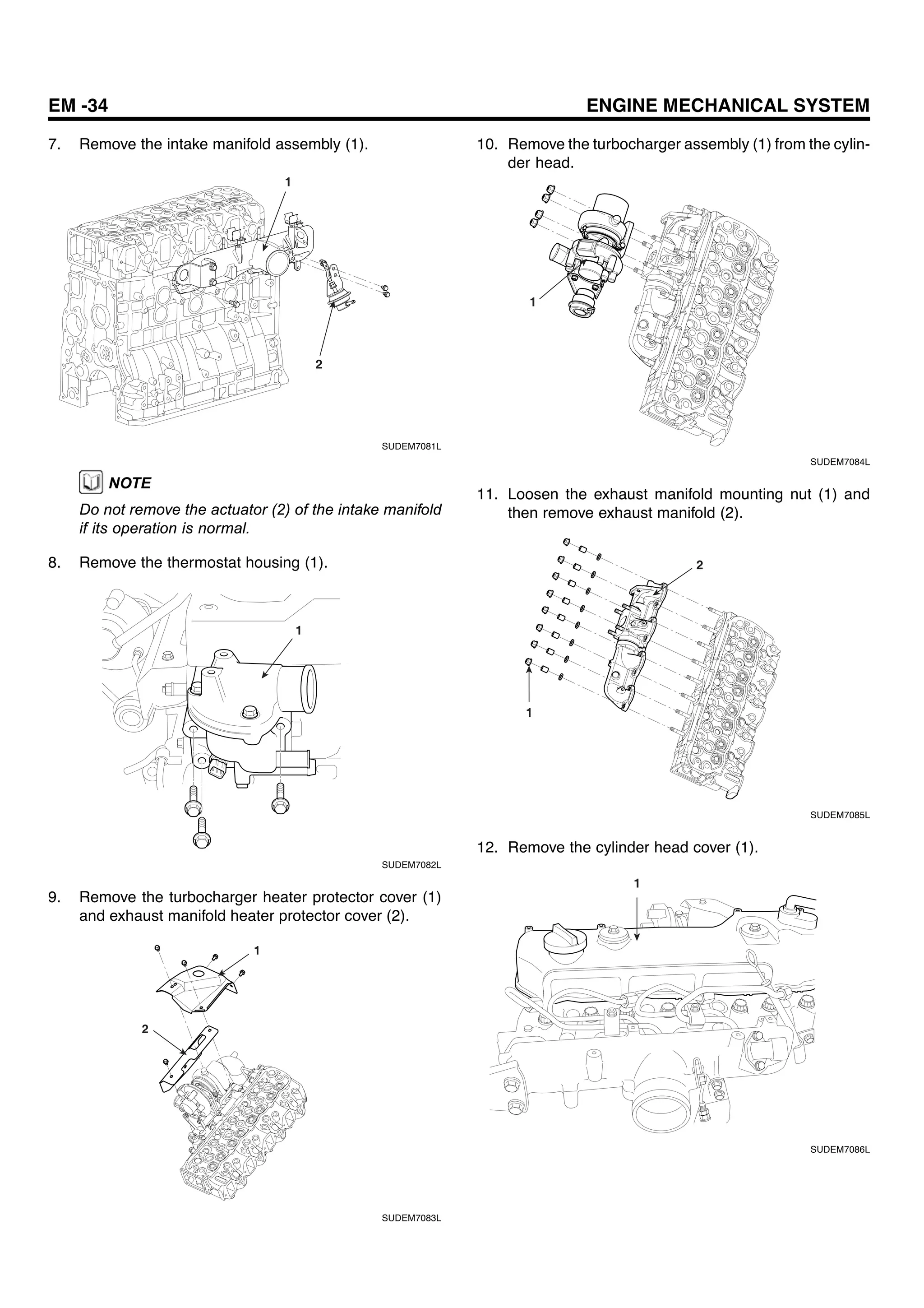 Hyundai D4DD engine manual | PDF