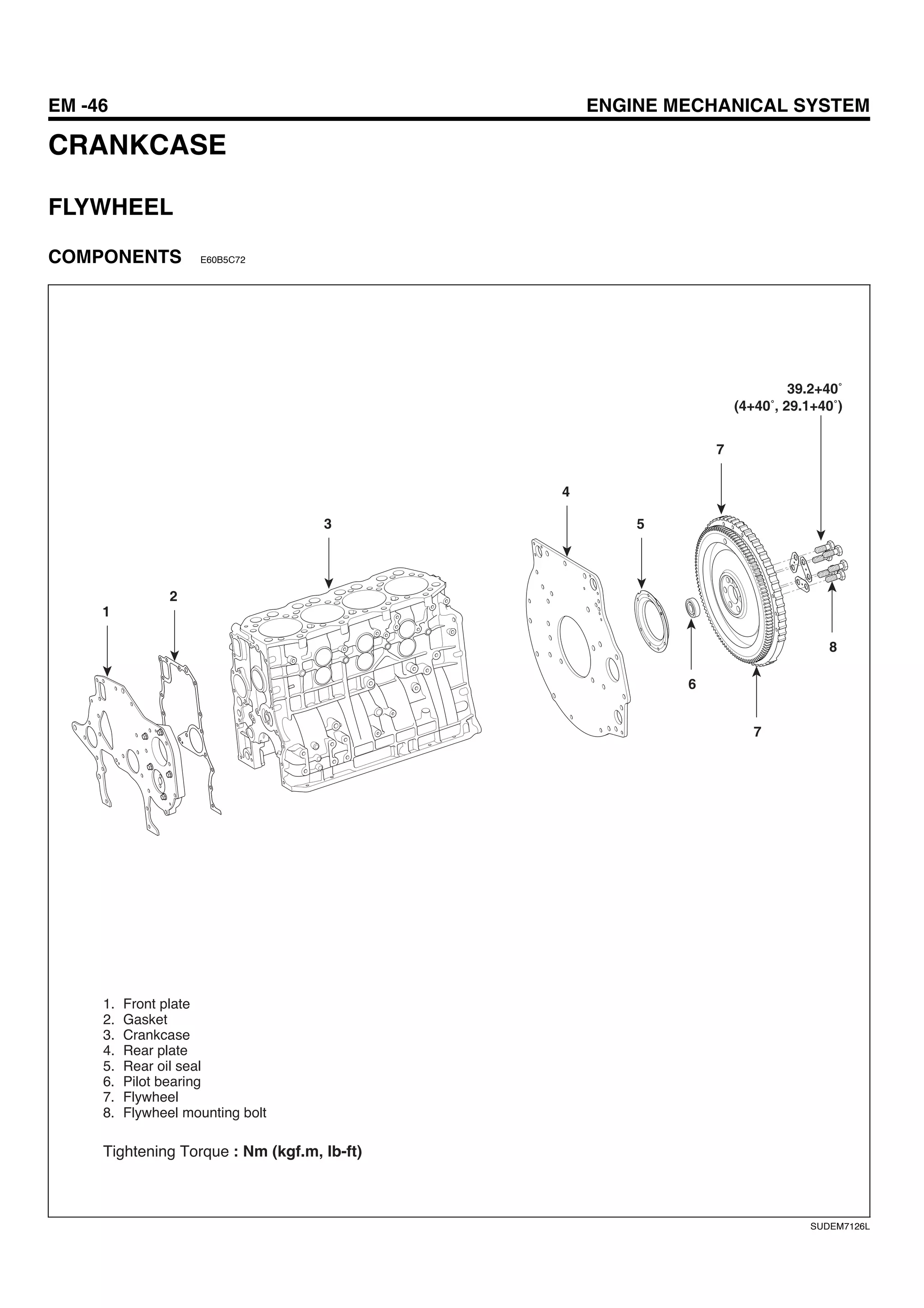 Hyundai D4DD engine manual | PDF