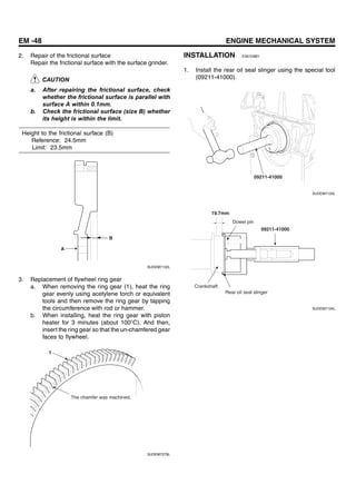 Hyundai D4DD engine manual | PDF