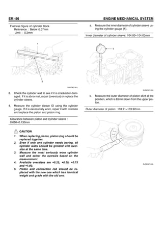 Hyundai D4DD engine manual | PDF