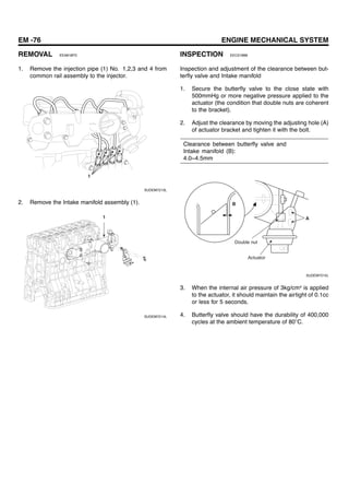 Hyundai D4DD engine manual | PDF