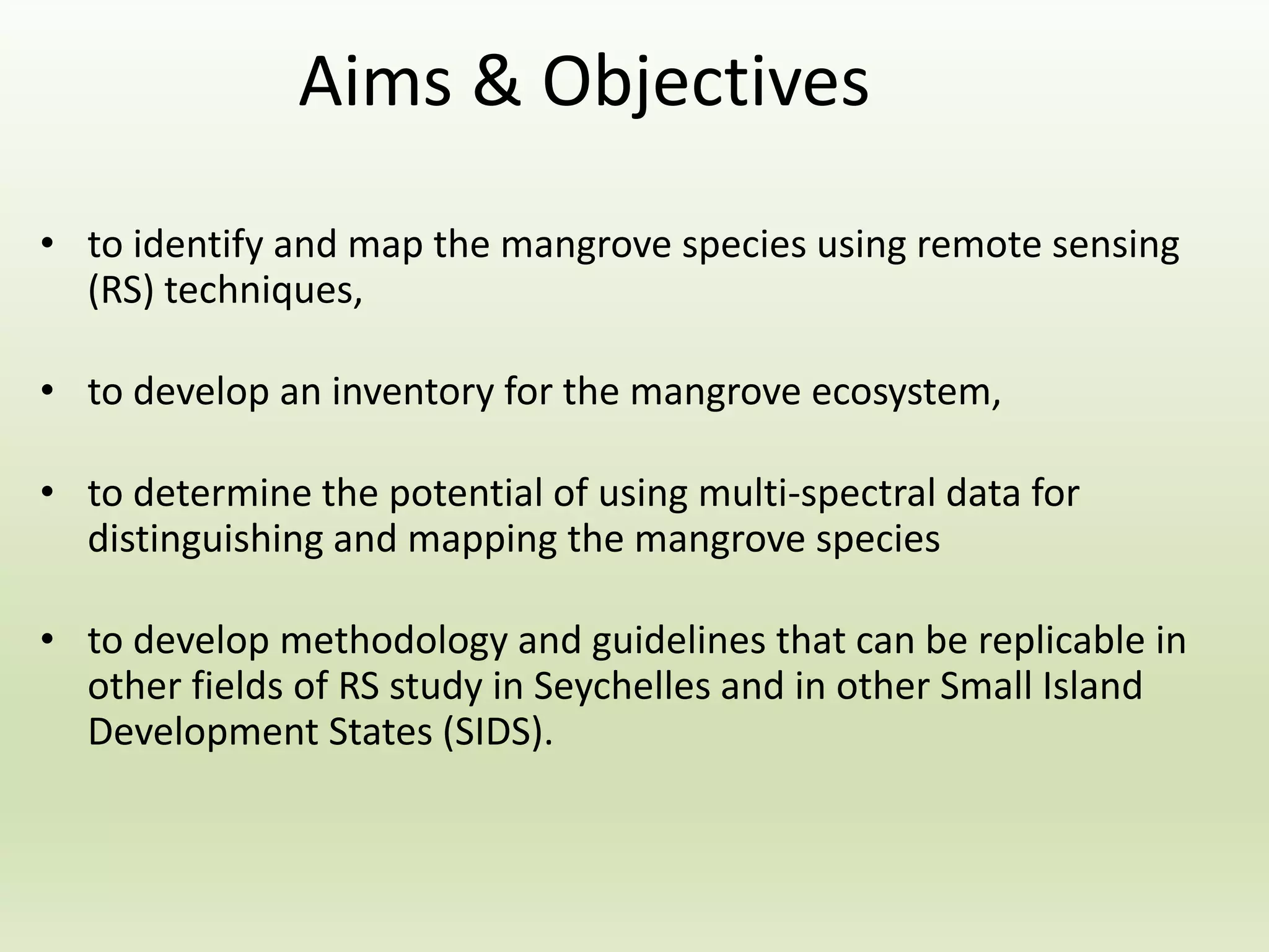 MappingMangroves | PPTX