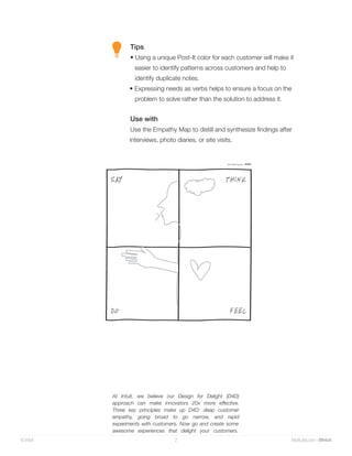 D4D Tools: Empathy Map | PDF