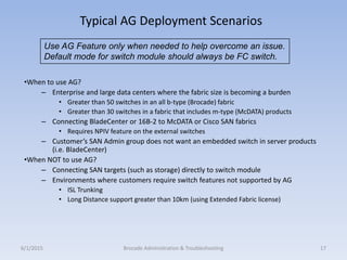 Brocade Administration & troubleshooting | PPSX