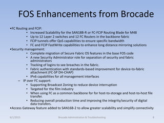 Brocade Administration & troubleshooting | PPSX