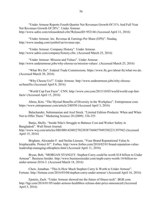 Strategic Analysis Spring 2016 Under Armour | PDF