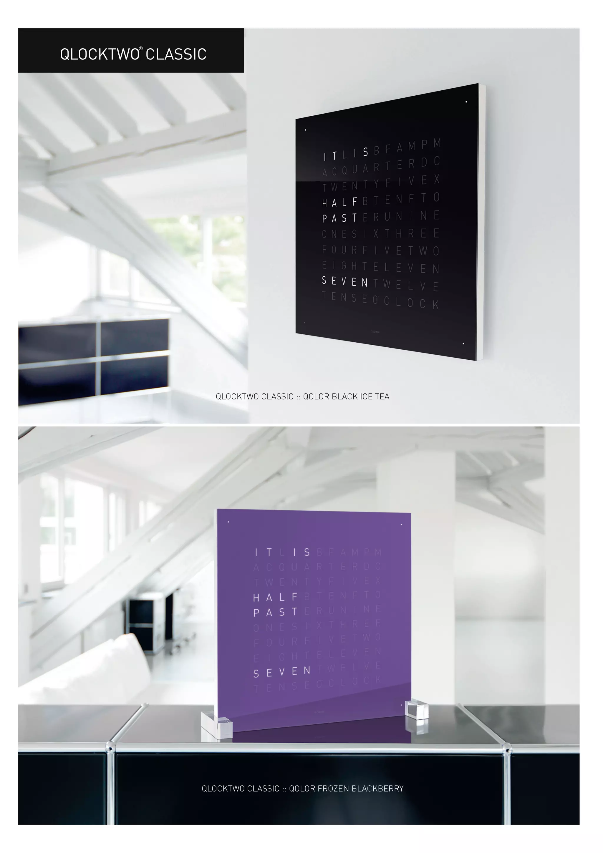 QLOCKTWO CATALOGUE 2014 | PDF