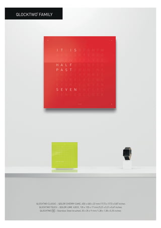 QLOCKTWO CATALOGUE 2014 | PDF