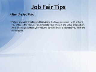 Job Fair Presentation | PPTX
