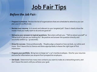 Job Fair Presentation | PPTX