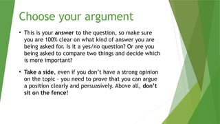 Writing a University Essay Presentation | PDF