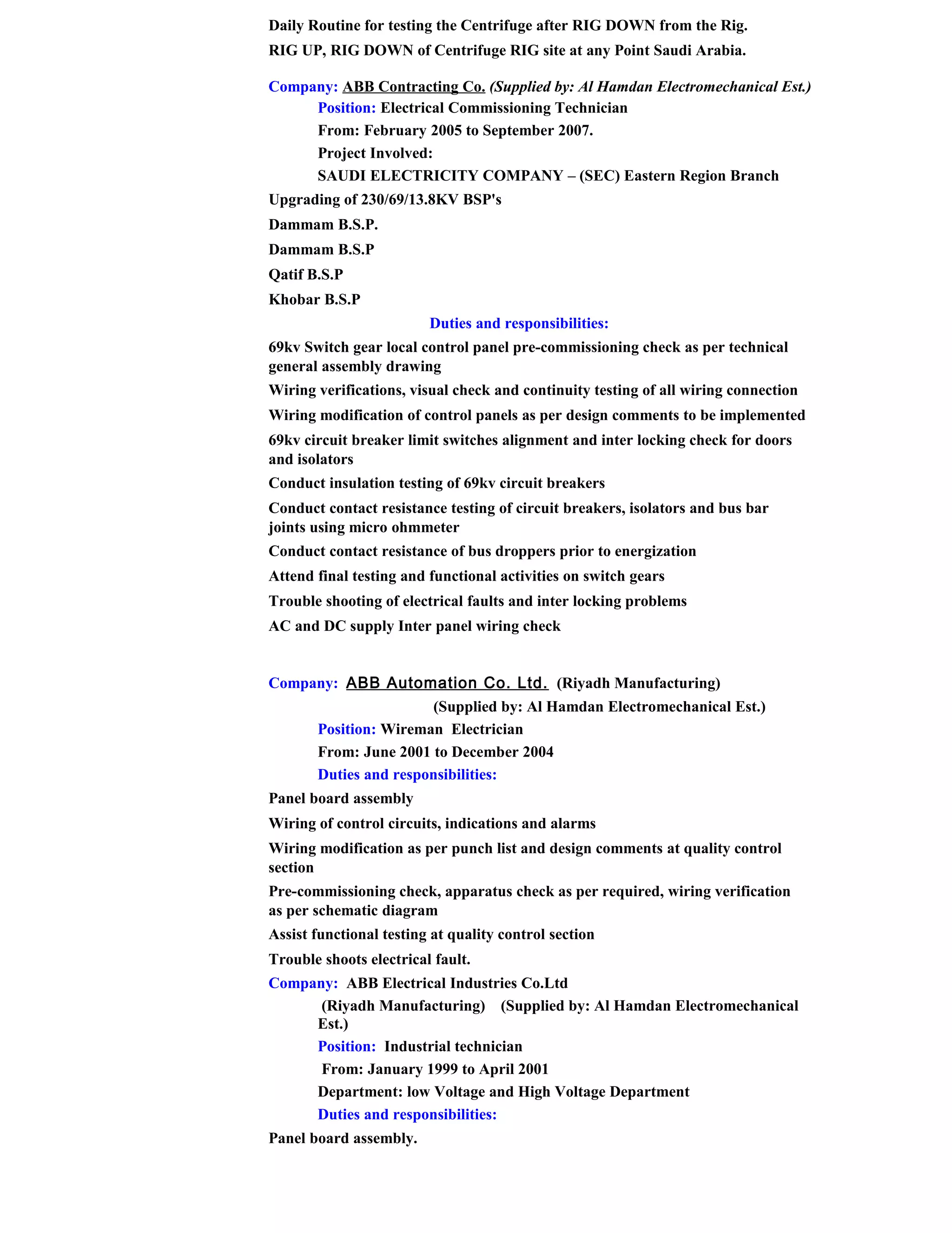 Allan Borja CV | DOC