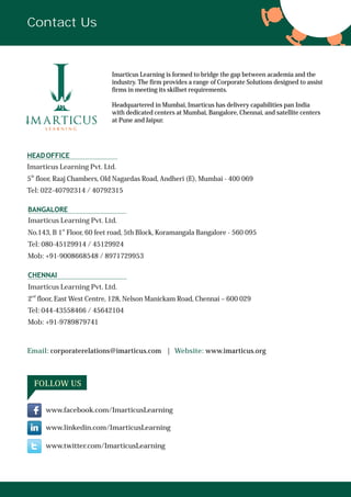 Imarticus Roundtable Analytics Conference Summary | PDF