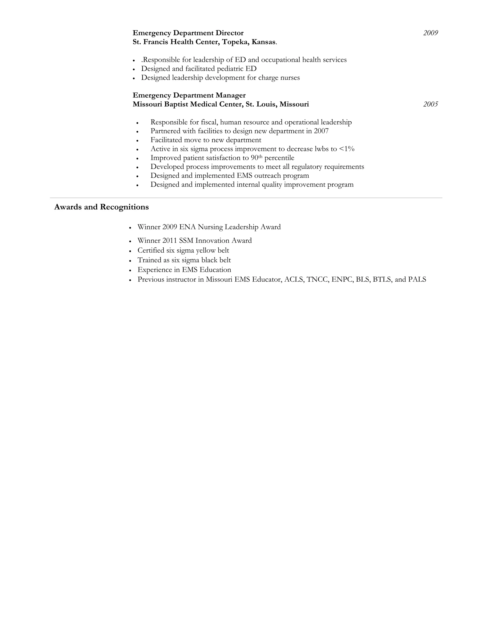 Sharon Monical CV | PDF