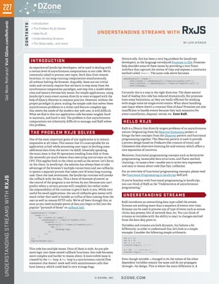 DZone_RC_RxJS | PDF | Web Development | Internet