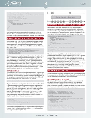 DZone_RC_RxJS | PDF | Web Development | Internet