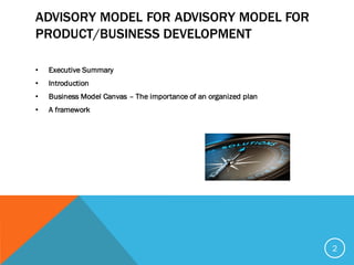 advisory model for Business Development | PPT