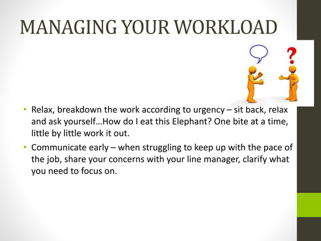 WORKLOAD MANAGEMENT-1 | PPTX | Career Advice | Careers