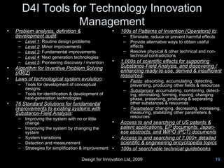 Design for Innovation (D4I) Framework for Strategic Business ...