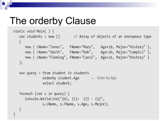 D4 Introduction to LINQ | PPT