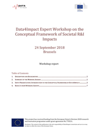 Data4Impact Expert Workshop Report | PDF