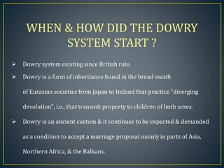 Dowry System | PPTX