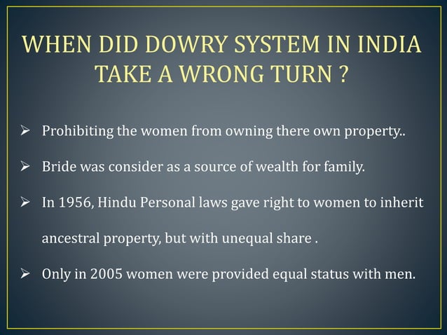 Dowry System | PPT