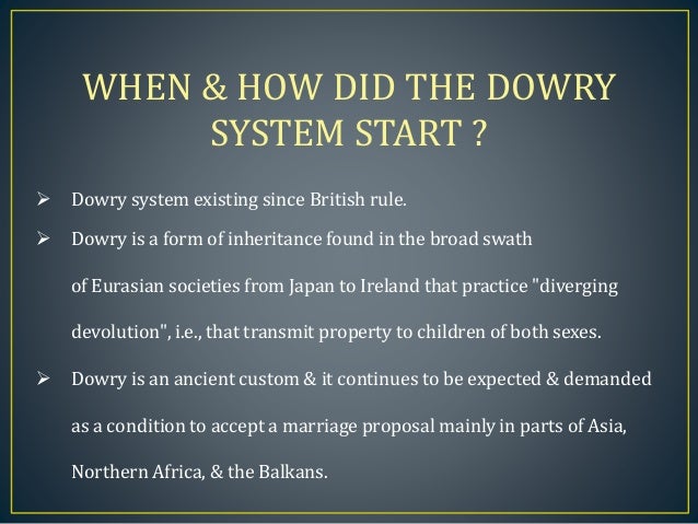 Dowry System