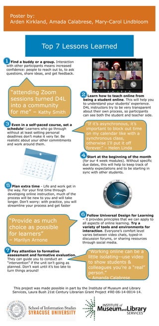 Teaching Librarians Online About How to Teach Online | PDF | Education ...