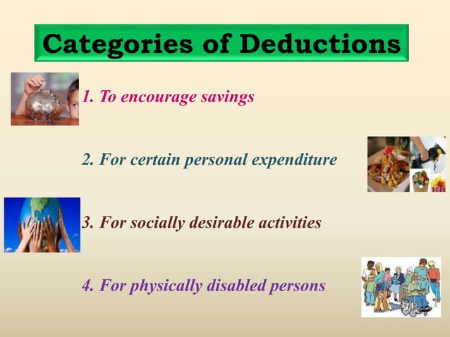 Deductions from gross total income | PPTX