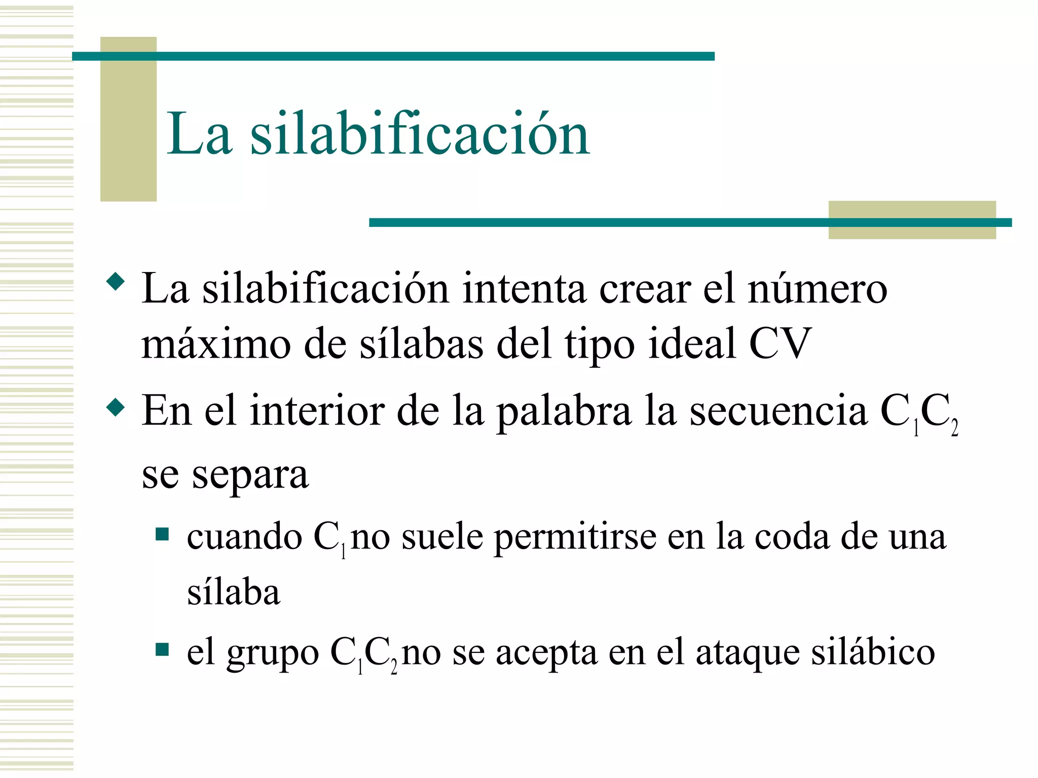 Silabificacion | PPT | Music | Entertainment