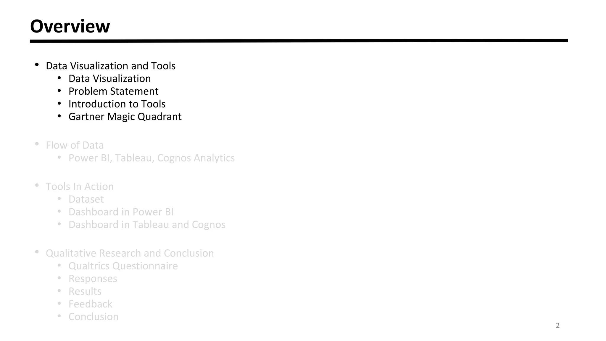 Power BI vs Tableau vs Cognos: A Data Analytics Research | PDF