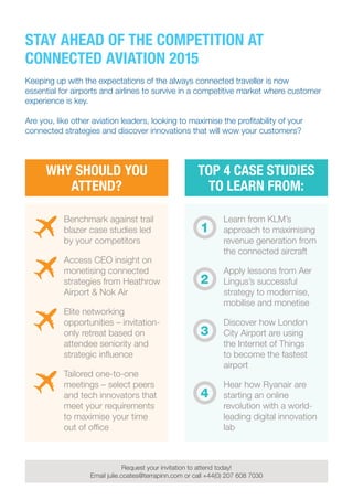 Connected-Aviation-2015-event-brochure | PDF