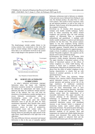 Comparative Study of Manual Lubrication and Automatic Lubrication | PDF