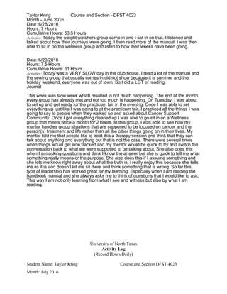 ALL journals for portfolio | PDF