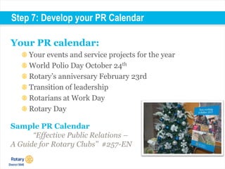 Rotary 7 Step Plan for club PR | PPT