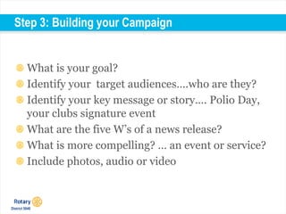 Rotary 7 Step Plan for club PR | PPT