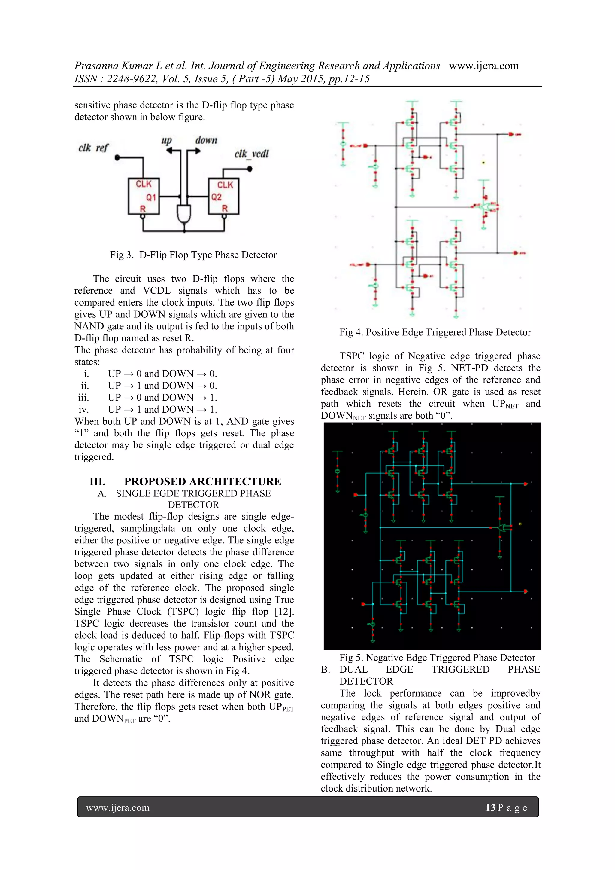 Dual Edge Triggered Phase Detector for DLL and PLL Applications | PDF