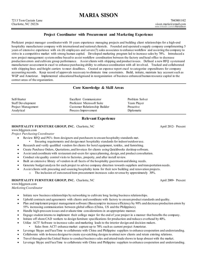 Resume Maria Sison | PDF