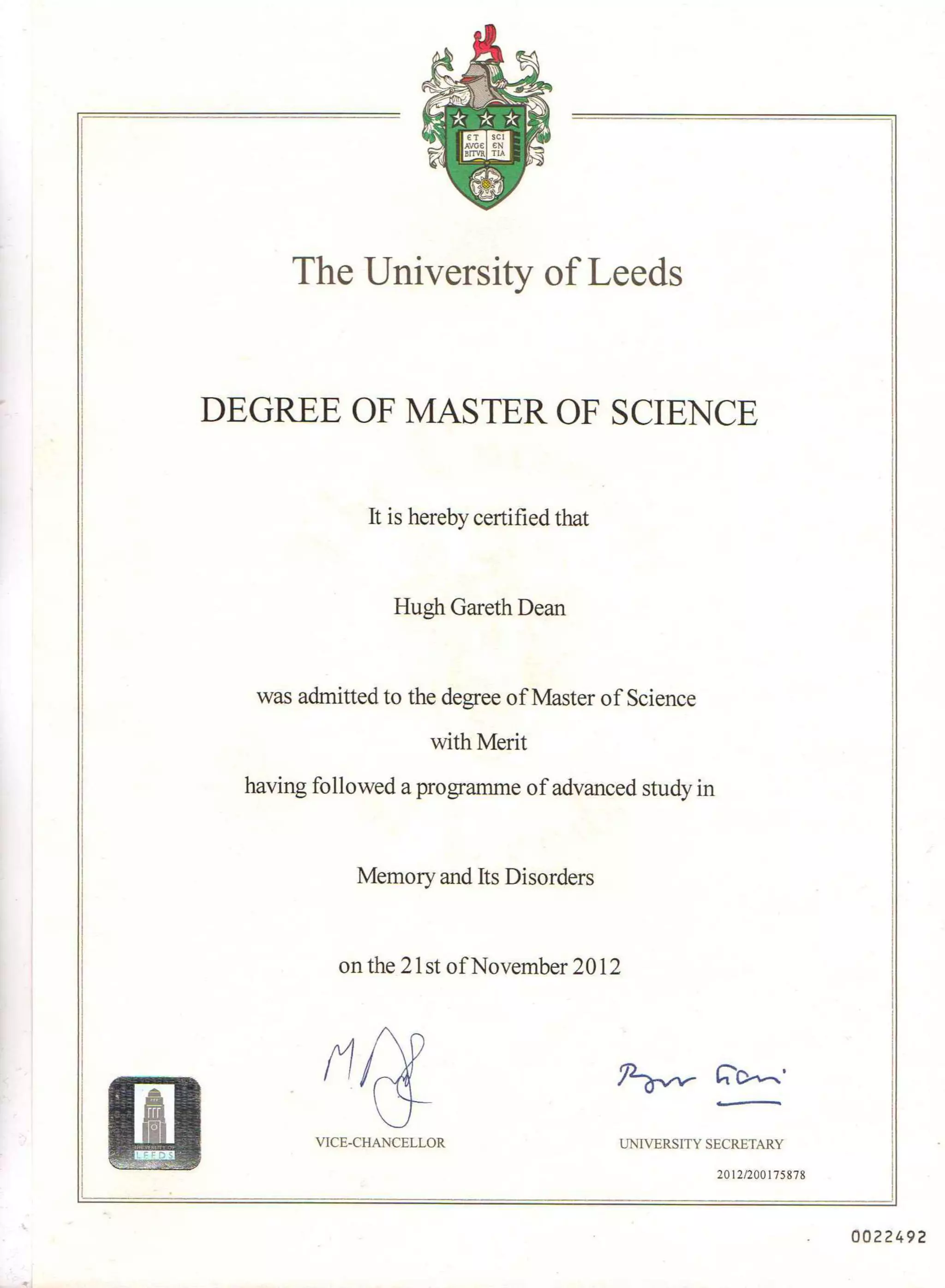 msc transcripts | PDF