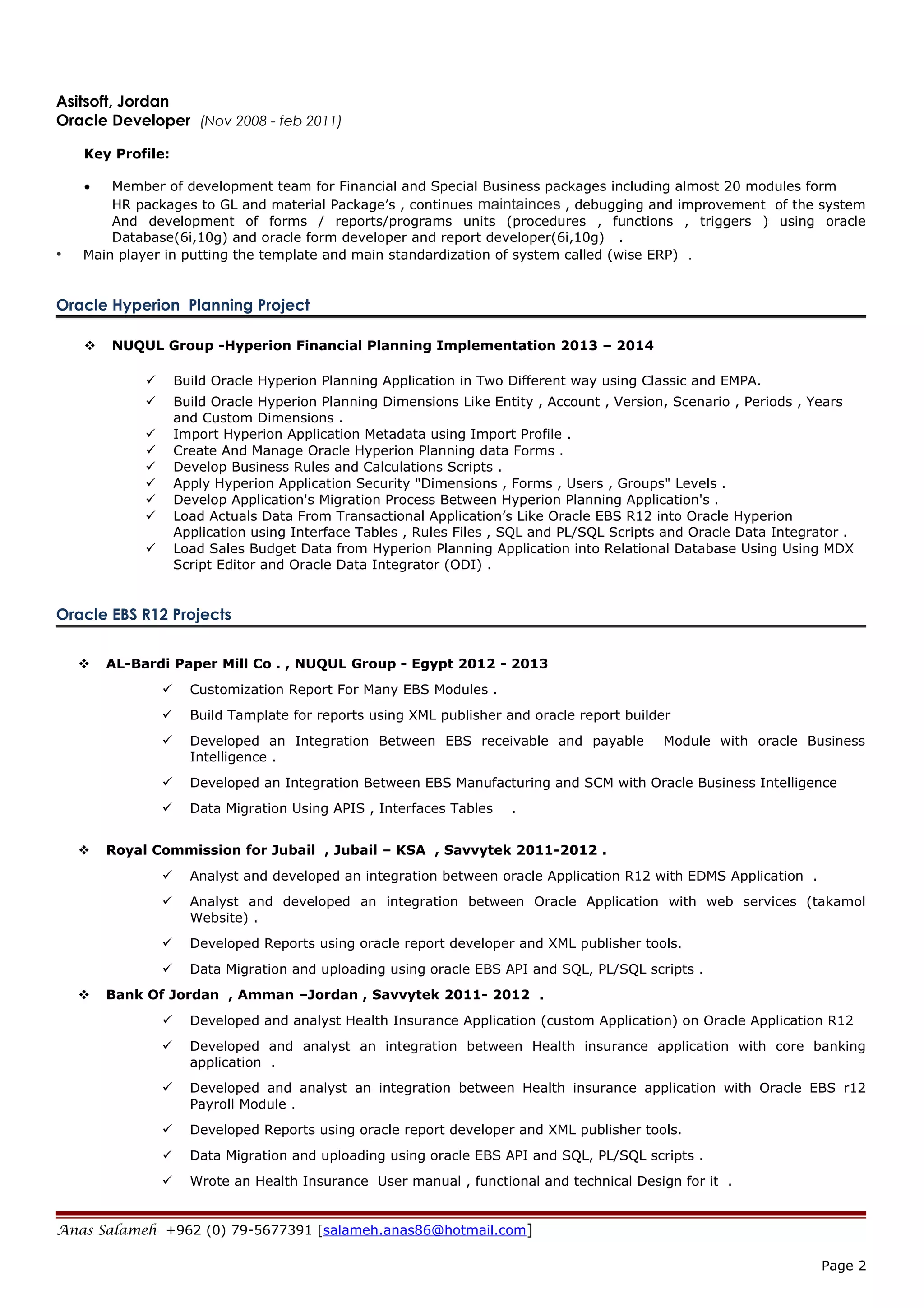 Anas Salameh -Resume | DOC