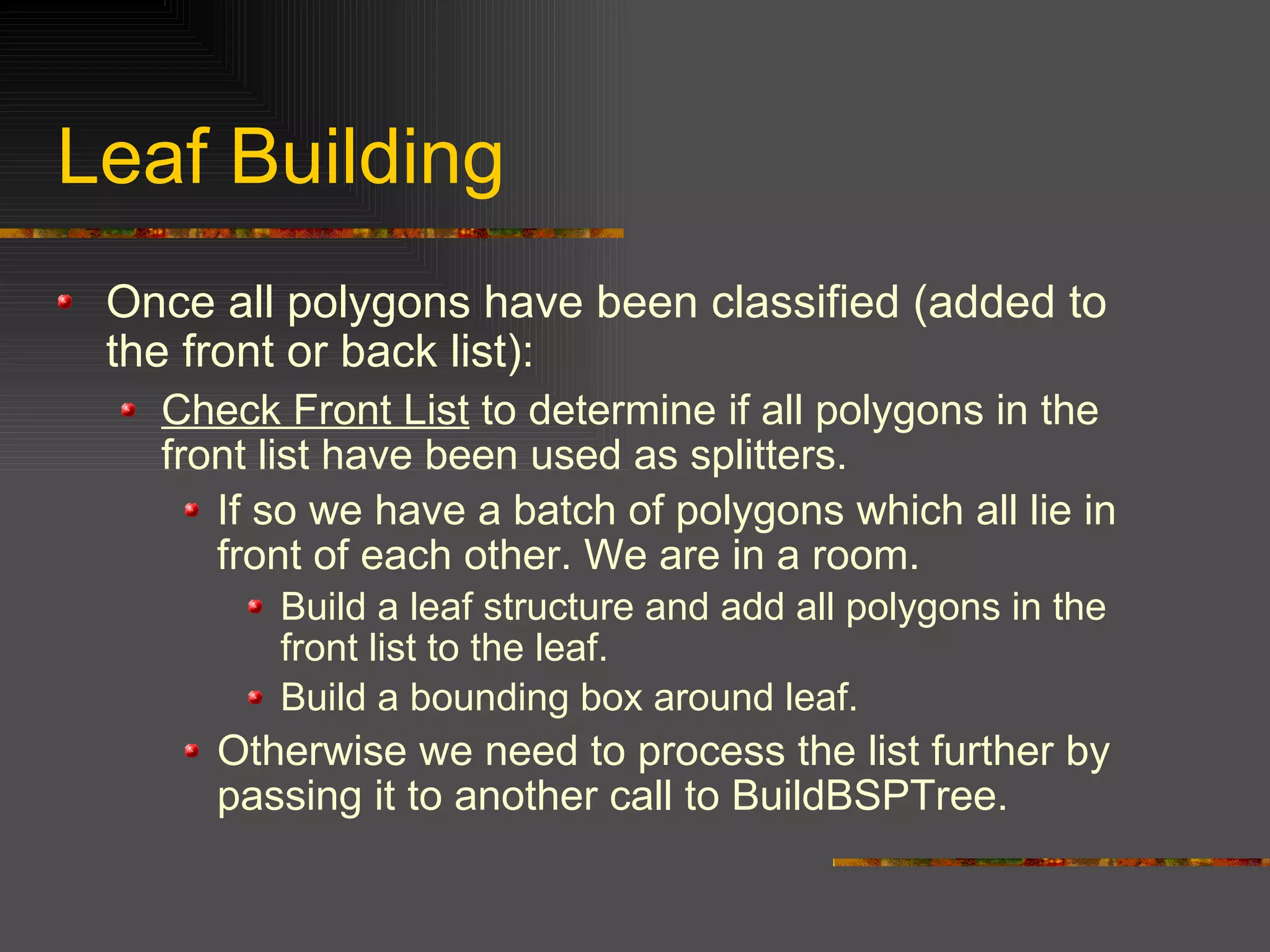 BSPTreesGameEngines-1 | PDF